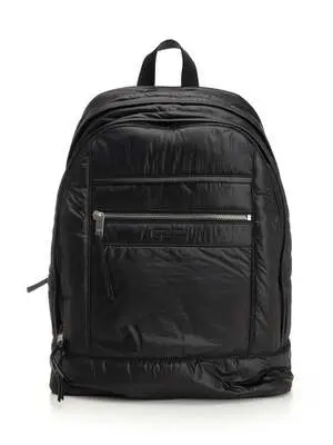 Saint Laurent City" Nylon Backpack - Black