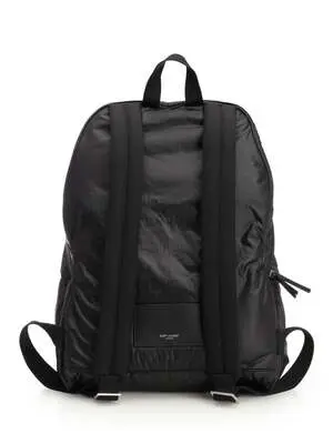 Saint Laurent City" Nylon Backpack