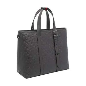 Gucci Embossed Gg Shopping Bag - Gray