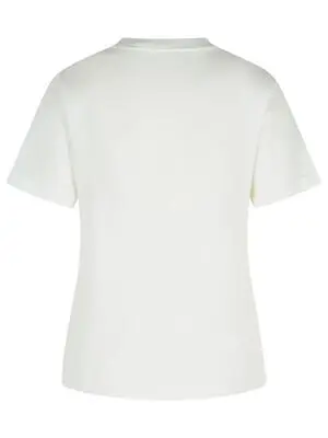 Burberry Cotton T-shirt With Logo Embroidery