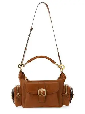 Chloé Leather Camera Bag With Gold Tone Hardware - Multicolor