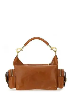 Chloé Leather Camera Bag With Gold Tone Hardware - Multicolor