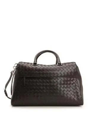 Bottega Veneta Intreccio Weekender Bag - Brown