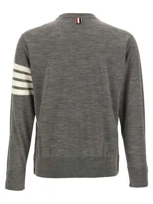 Thom Browne 4 Bar Wool Crewneck Sweater
