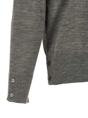 Thom Browne 4 Bar Wool Crewneck Sweater