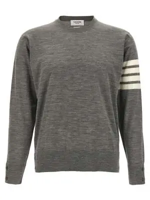 Thom Browne 4 Bar Wool Crewneck Sweater