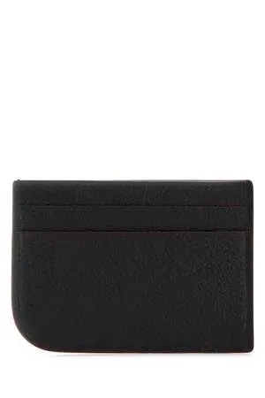 Alexander McQueen Leather Card Holder - Black