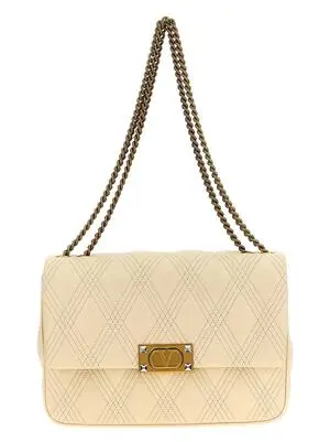 Valentino Garavani Quiltie 67' Shoulder Bag - White