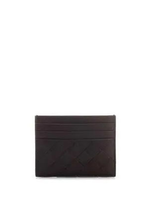 Bottega Veneta Bottega Veneta Men Card Holder With Weave Brown