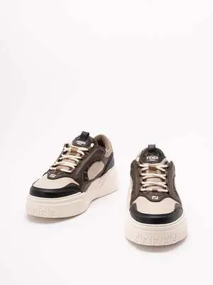 Fendi Force Sneakers Calf Leather - Multicolor