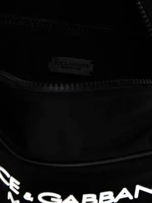Dolce & Gabbana Logo Nylon Makeup Bag - Black