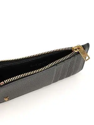 Saint Laurent Tiny Cassandre Fragments Zip-around Card Holder