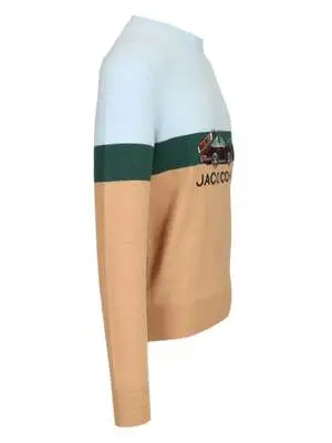 Jacob Cohen Crewneck Sweater With Porsche Inlay