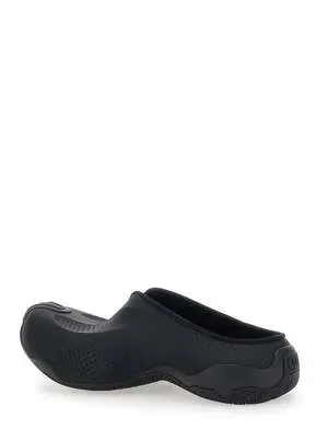 Balenciaga Basketball" Tech Fabric Slip-on Mules - Black