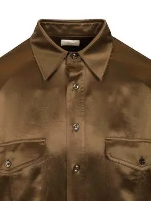 Saint Laurent Silk Satin Shirt