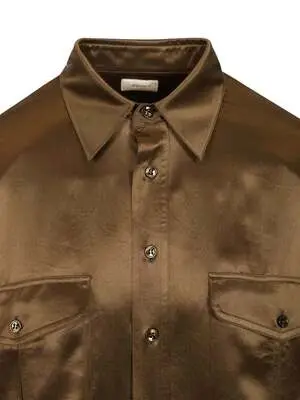 Saint Laurent Silk Satin Shirt