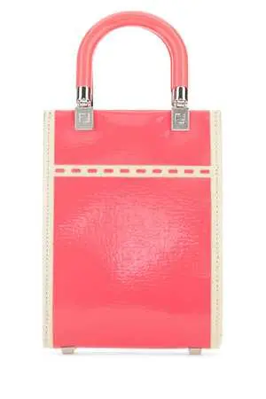 Fendi Two-tone Canvas Mini Sunshine Handbag - Multicolor