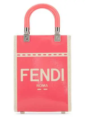 Fendi Two-tone Canvas Mini Sunshine Handbag - Multicolor