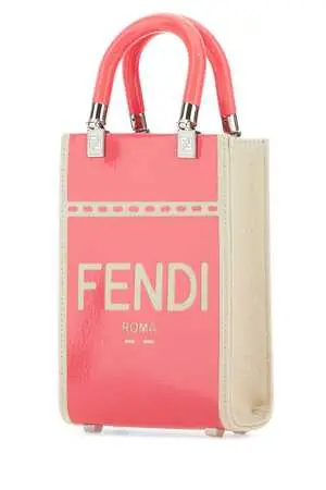 Fendi Two-tone Canvas Mini Sunshine Handbag - Multicolor
