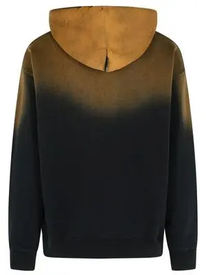 Off-White Cotton Hoodie - Black