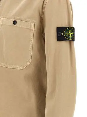 Stone Island 1200014' Overshirt - Cream