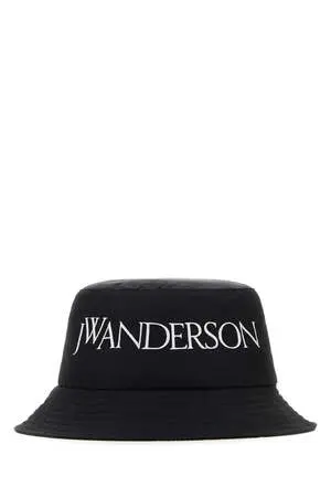 JW Anderson Logo Bucket Hat - Black