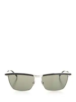 Saint Laurent Metal Frame Sunglasses - Silver