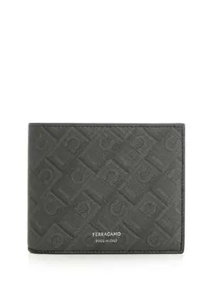 FERRAGAMO Monogram Wallet - Gray