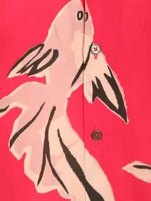 Paul Smith Viscose Shirt With Fish Motif
