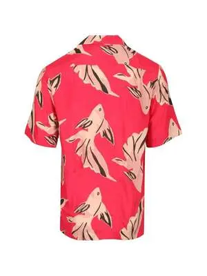 Paul Smith Viscose Shirt With Fish Motif