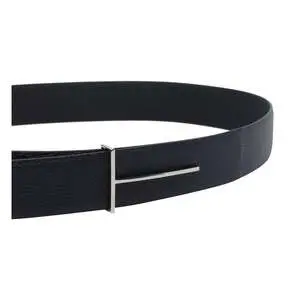 TOM FORD Reversible Slim T Belt - Blue