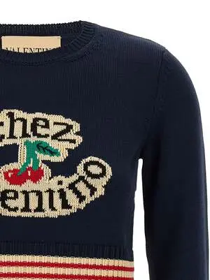Valentino Garavani Chez Knitted Cotton Sweater