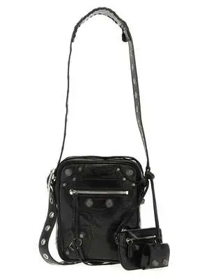 Balenciaga Le Cagole Crossbody Bag With Removable Pouch - Black