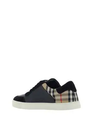 Burberry Stevie Sneakers With Archive Check Detail