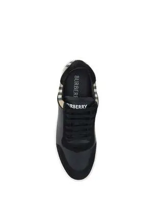 Burberry Stevie Sneakers With Archive Check Detail