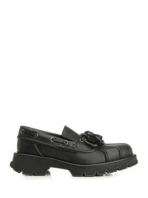 Loewe Derby Bobby Calfskin Shoes - Black