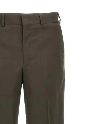 Fendi Cipresso Wool Pants