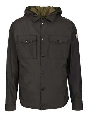 Moncler Chirano Shirt Jacket With Removable Vest - Black