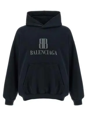 Balenciaga Nano Bb' Hoodie - Black