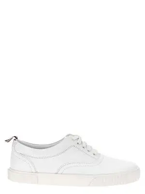 Thom Browne Heritage' Lace-up Leather Sneakers - White