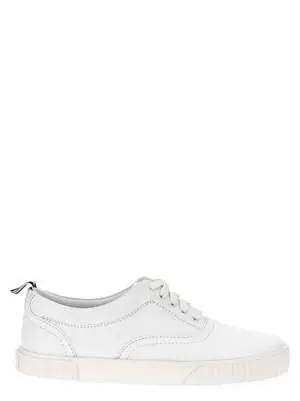 Thom Browne THOM BROWNE 'Heritage' Lace-Up Leather Sneakers White