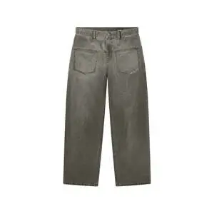 Axel Arigato Grey Cotton Wide-leg Jeans - Gray