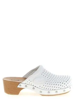 Balenciaga Perforated Mules Clogs For Women