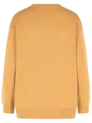 Max Mara Camel Wool And Cashmere Sweater - Cream