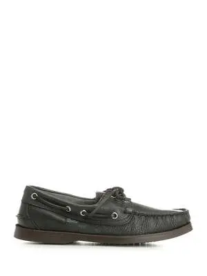 Paraboot Barth Boat Shoe - Green