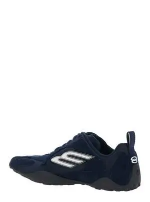 Balenciaga Monday Ultra Low Top Sneakers With Logo Detail And Velvet Inserts - Multicolor