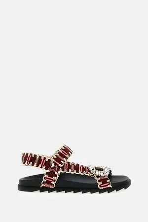 ROGER VIVIER Embellished Strappy Sandals - Multicolor
