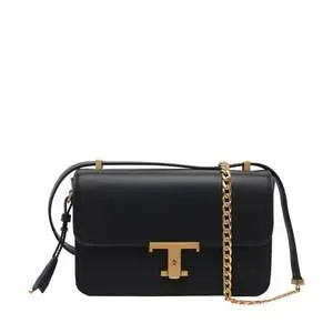 TOD'S Mini T Timeless Crossbody Bag - Black