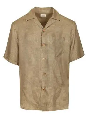 Saint Laurent Silk Satin Shirt - Multicolor