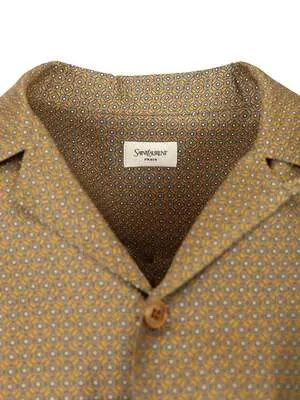 Saint Laurent Silk Satin Shirt - Multicolor